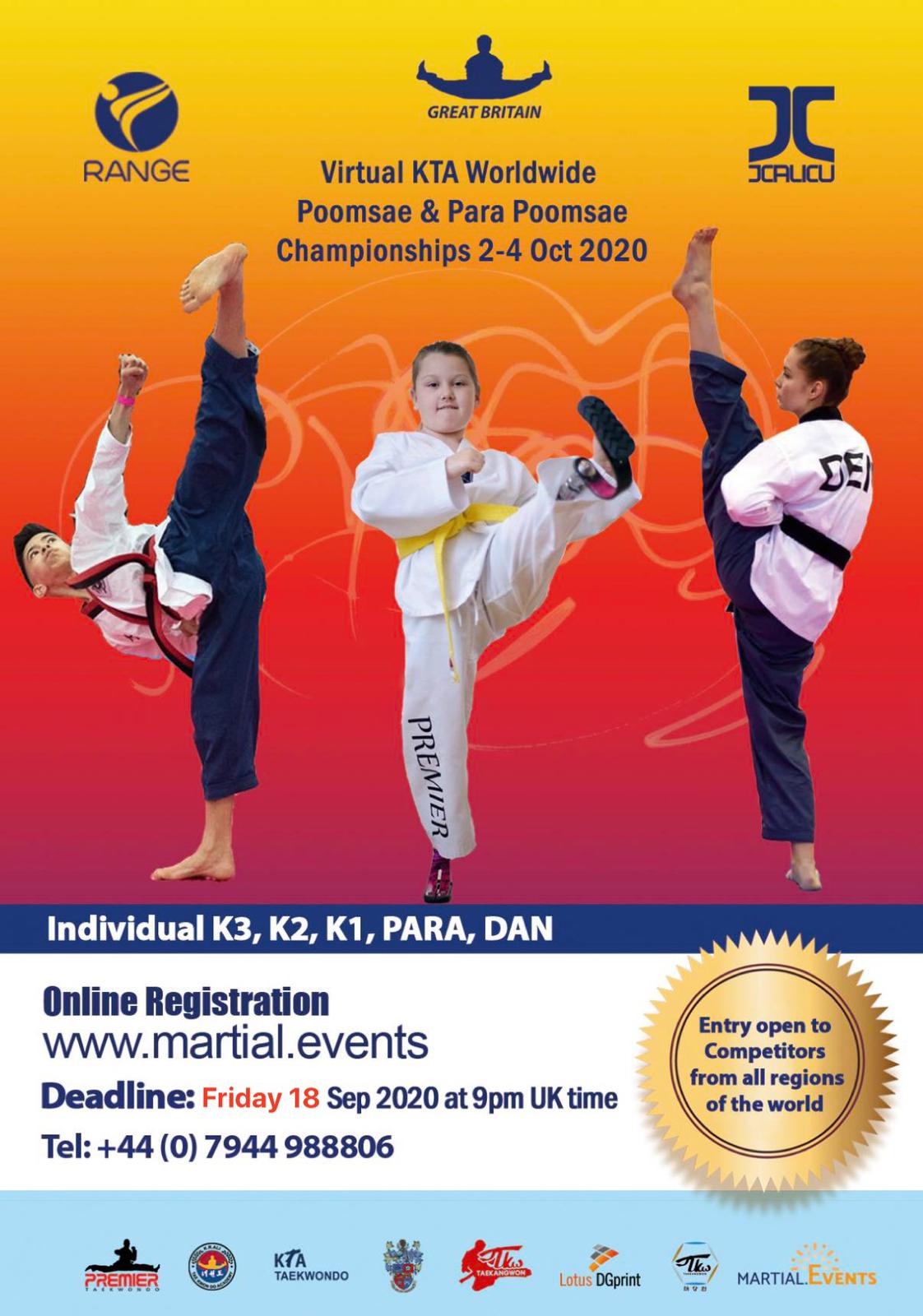 Virtual KTA Worldwide Poomsae & Para Poomsae Championships 2020 ...